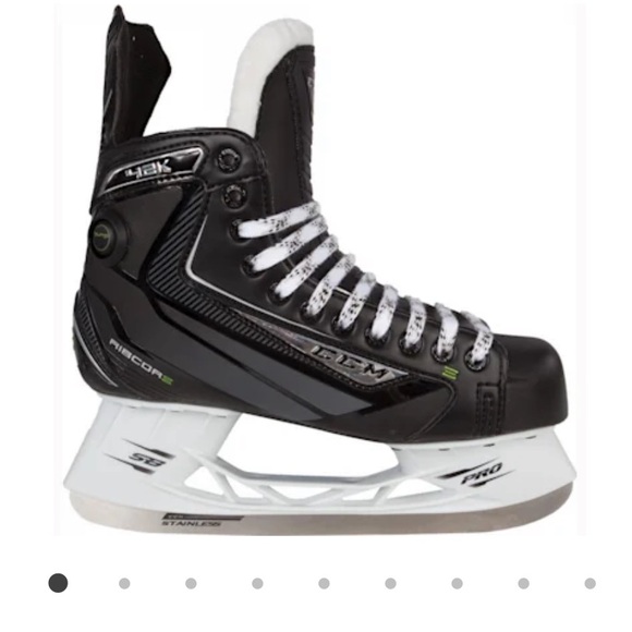 CCM | Other | Ccm Ribcor 42k Pump Ice Jr Youth Hockey Skates Skate Size ...